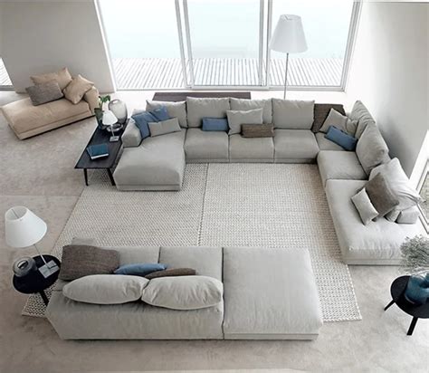 Living Room Furniture Set Goose Feather Sofa Set Seater Living Room