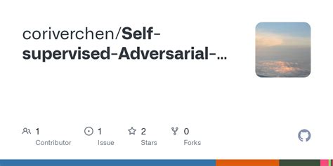 Github Coriverchenself Supervised Adversarial Training