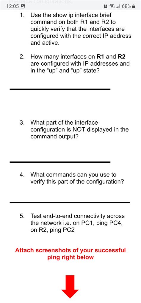 Solved Objectives Part A Configure Router Interfaces Part