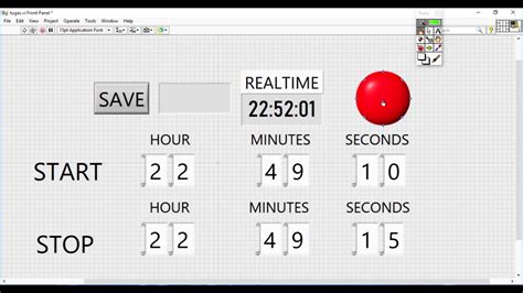 Make A Timer Program In Labview Youtube