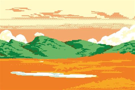 Images De Paysage Pixel Art Téléchargement Gratuit Sur Freepik