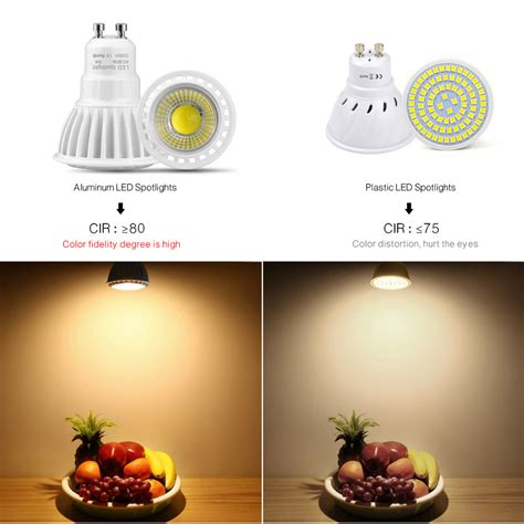Gu10 3w 5w 7w Cob Led Bulb Spotlight 85 265v 220v 110v Led Light Cob