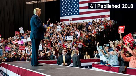 Trump Closes Out A Campaign Built On Fear Anger And Division The New
