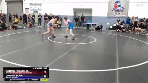 130 Lbs Round 1 Nathan Mccabe Jr Avalanche Wrestling Association Vs