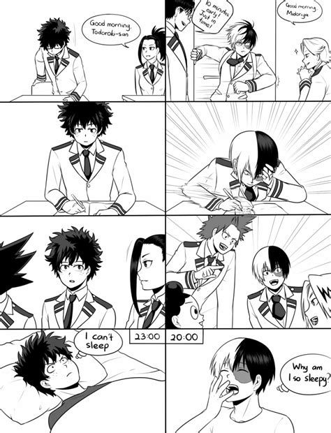 Body Swap And Dealing With Sleep Habits Boko No Hero Academia Boku No