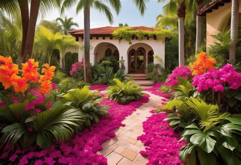 Como Fazer Um Jardim Plantas Tropicais Almofadas Da Flor