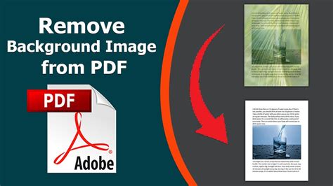 How To Remove Background Image In Pdf File Using Adobe Acrobat Pro DC