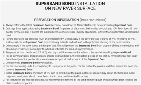 Alliance Hp Super Sand Beige Gator Supersand Bond Polymeric Sand