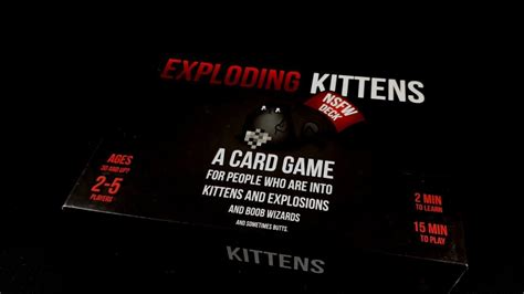 Exploding Kittens Nsfw Deck 2015 Meeple Like Us