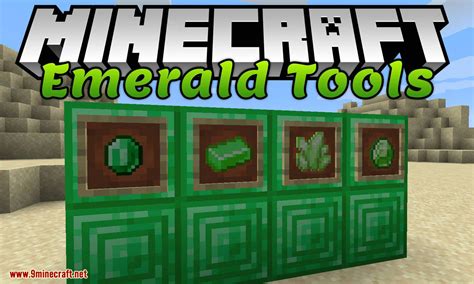 Minecraft Mods Emerald Tools Mineraft Things