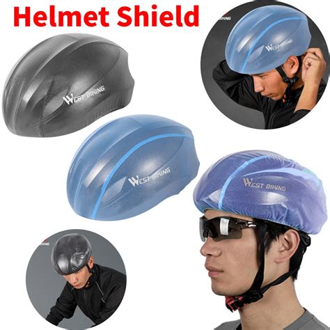 Mtb 헬멧 커버 방수 휴대용 도로 자전거 헬멧 먼지 증거 반사 커버 사이클링 액세서리사이클 모자 Aliexpress