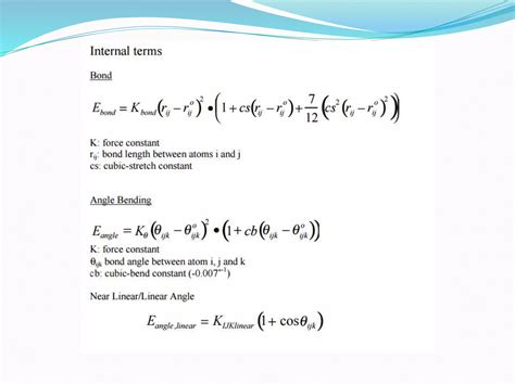 Merck Molecular Force Field Ppt PPTX
