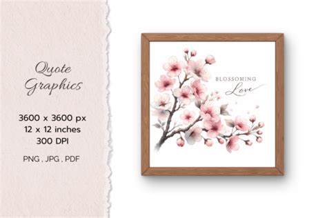 Romantic Quote Poster Printable Template Graphic By Dreamwings