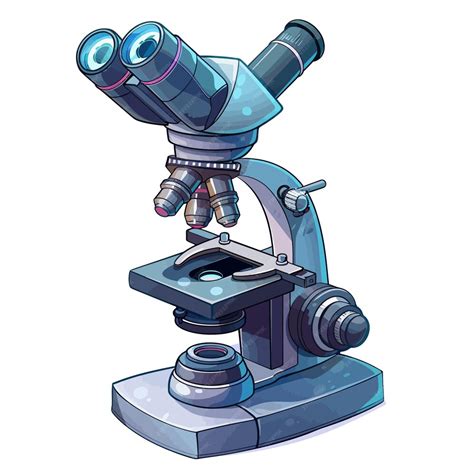 Premium Vector Electron Microscope