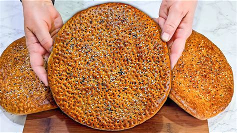 Afghan Nan Roghani With Honey نان روغنی با آرد سبوس دار 🥰👍 Youtube