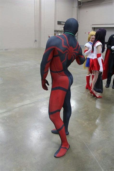 Spiderman Hunk Men Dress Up Spiderman Outfit Superhero