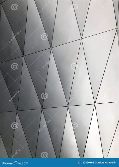 Parametric Aluminium Panels Facade Cladding Stock Image Image Of Architecture Building