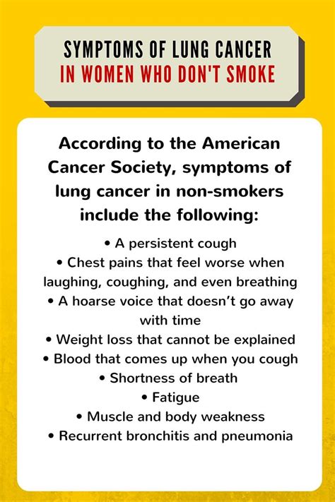 Symptoms Of Lung Cancer Women Should Never Ignore
