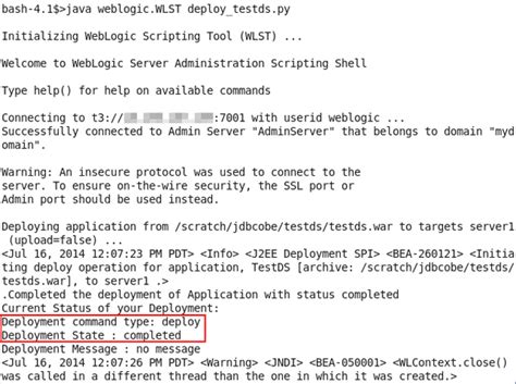 Oracle Weblogic Server C Configuring A Jdbc Data Source