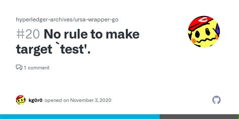 No Rule To Make Target `test · Issue 20 · Hyperledger Archivesursa