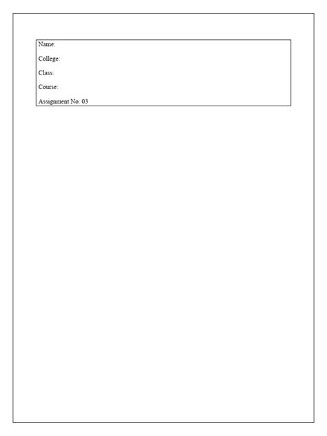 Assignment No 03 Pdf Internet Hypertext