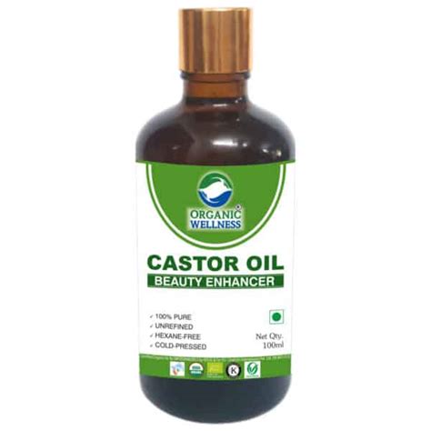Buy Organic Wellness Castor Oil In Delhi India At Healthwithherbal