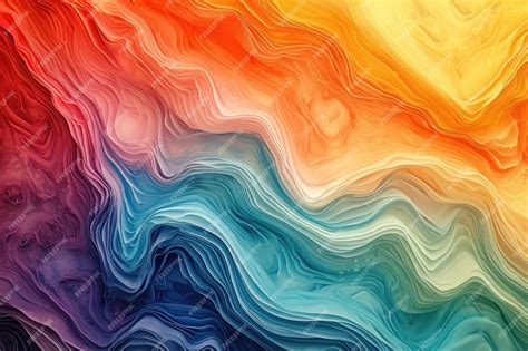 Premium Photo A Vibrant Background Featuring Multiple Colors And Wavy Lines Creating A Visual Premium Photo A Vibrant Background Featuring Multiple Colors And Wavy Lines Creating A Visual