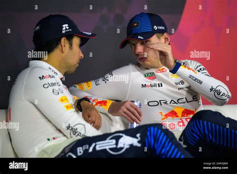 Jeddah Saudi Arabia Th March Max Verstappen And Sergio Perez