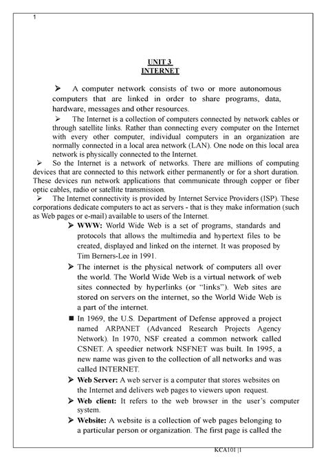 UNIT 3 KCA 101 Computer Fundamental Notes AKTU KCA101 UNIT 3