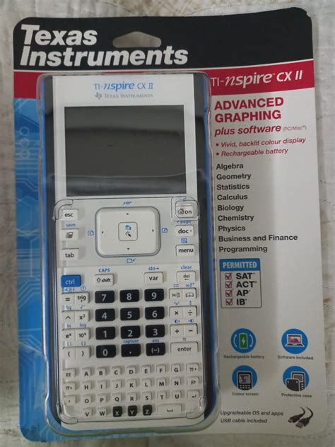 Ti Nspire Cx Ii Graphing Calculator Hobbies And Toys Stationery And Craft