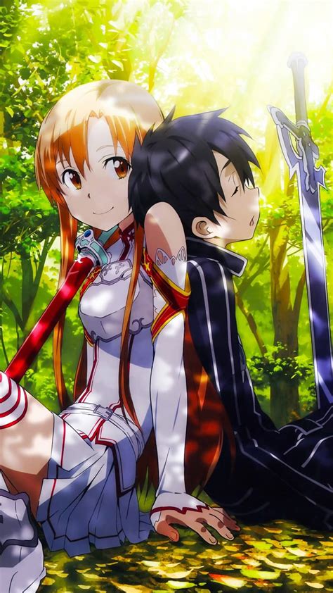 Sword Art Online Asuna Kirito Official Art Manga Anime Manga Sexy