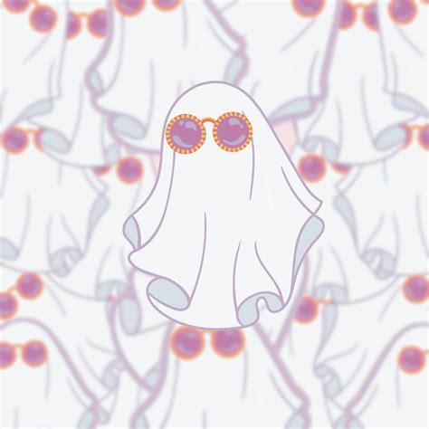 Ghostie Sticker Cute Ghost Sticker Spooky Season Sticker Etsy