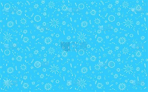 病毒、冠状病毒。病毒感染的分子和细胞。简单的涂鸦图标。微生物学
