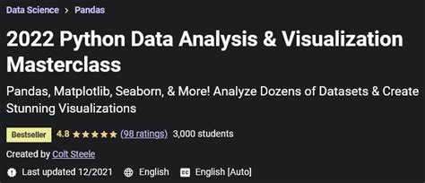 2022 年 Python 数据分析和可视化大师班 2022 Python Data Analysis And Visualization Masterclass Postcode