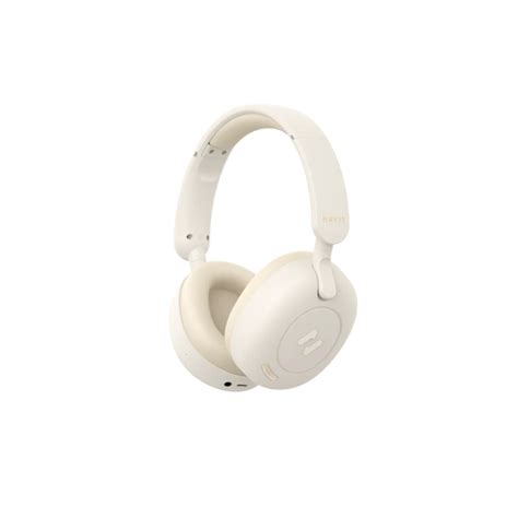 Havit H Bt Anc Noise Cancellation Low Latency Bluetooth Headphone Beige Vibe Gaming