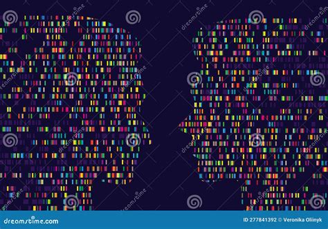 Human Genome Map Dna Test Sequence Barcoding Big Data Chart In Male