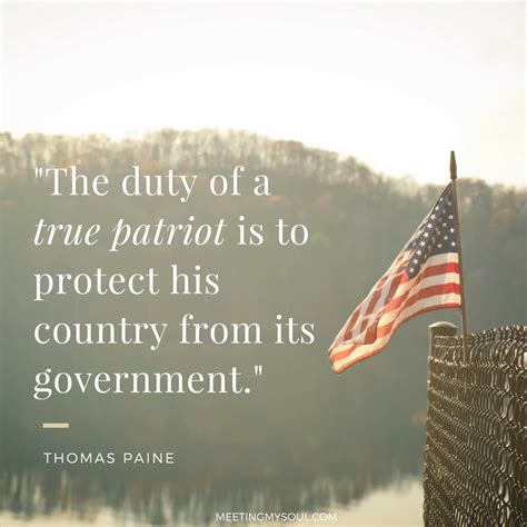 What It Means To Be A Patriot