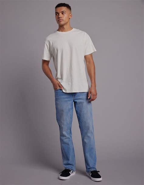 Rsq Mens Straight Medium Wash Denim Jeans Medium Wash Tillys