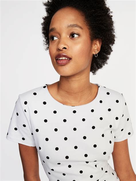 Printed Ponte Knit Sheath Dress For Women Old Navy
