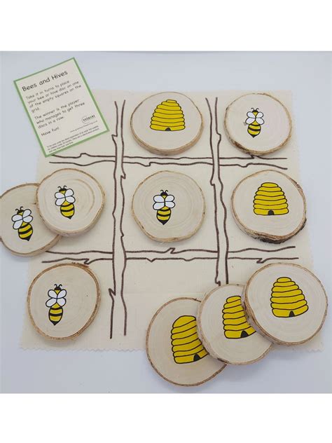 Green Earth Learning Bees And Hives Tic Tac Toe Wills Vegan Store