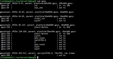 Imx Linux IMX Platform GPIO Debugging Programmer Sought