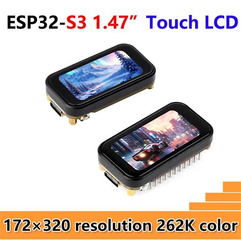 Esp32 S3 Development Board 1 47 Inch Lcd Touch Screen 1 47inch Display 172×320 Sd Axs5106l Jd9853