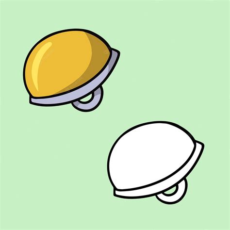 Premium Vector A Set Of Images A Yellow Round Button With A Sewing