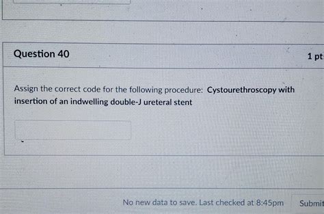 Solved Assign The Correct Code For The Following Procedure Chegg