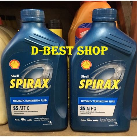 Jual NEW OLI MATIC SHELL SPIRAX S5 ATF X ATF MULTI VEHICLE GALON 1