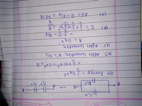 10 Two Identical Capacitors Each Of Capacity Care Charged Upto Same