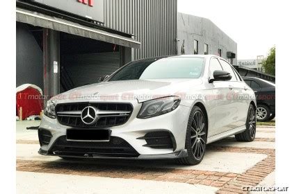 Mercedes Benz E Class W213 Installed E63 AMG Front Grill