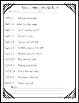 CVC Fluency Strips Bundle Distance Learning By Amy Hubbard TPT