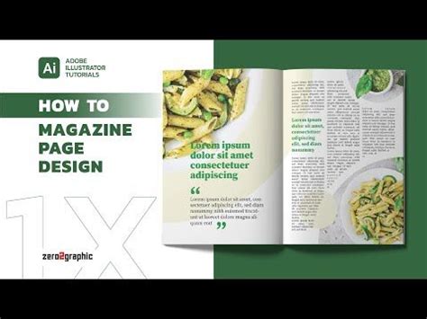 How To Create Magazine Page Layout Design In Adobe Illustrator CC Magazine Page Layouts