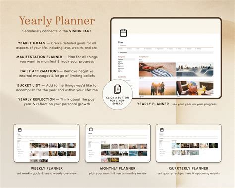Notion Template Ultimate Life Planner All In One Notion Etsy